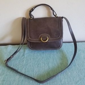 Bolo | Bags | Leather Crossbody Satchel Bag By Bolo Guc | Poshmark